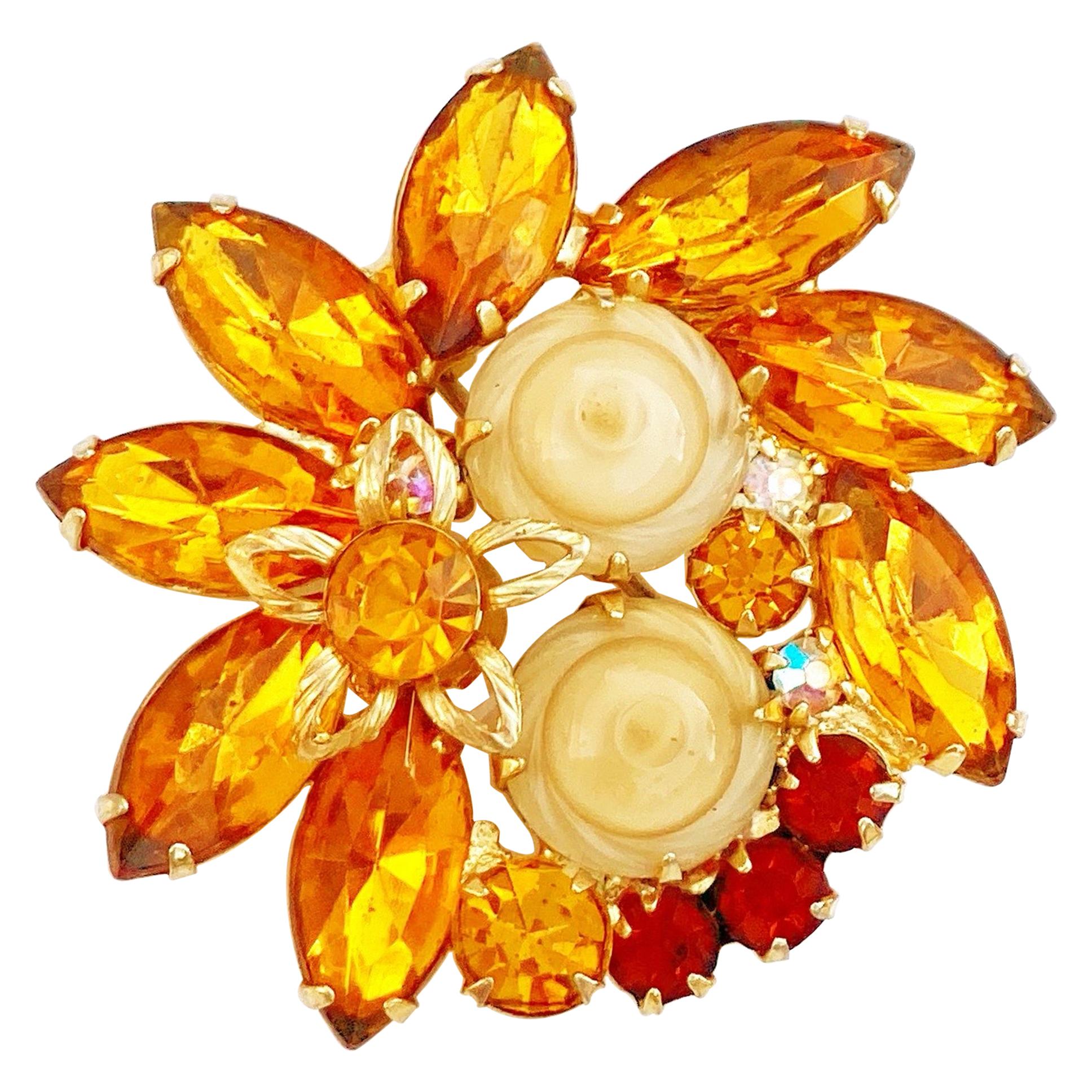 Vintage Juliana Rhinestone Brooch - For Sale on 1stDibs