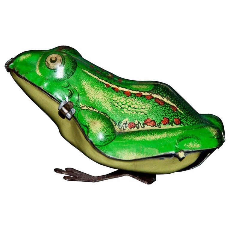 Vintage Toy, Wind Up Frog at 1stDibs | wind up frog toy, vintage frog ...