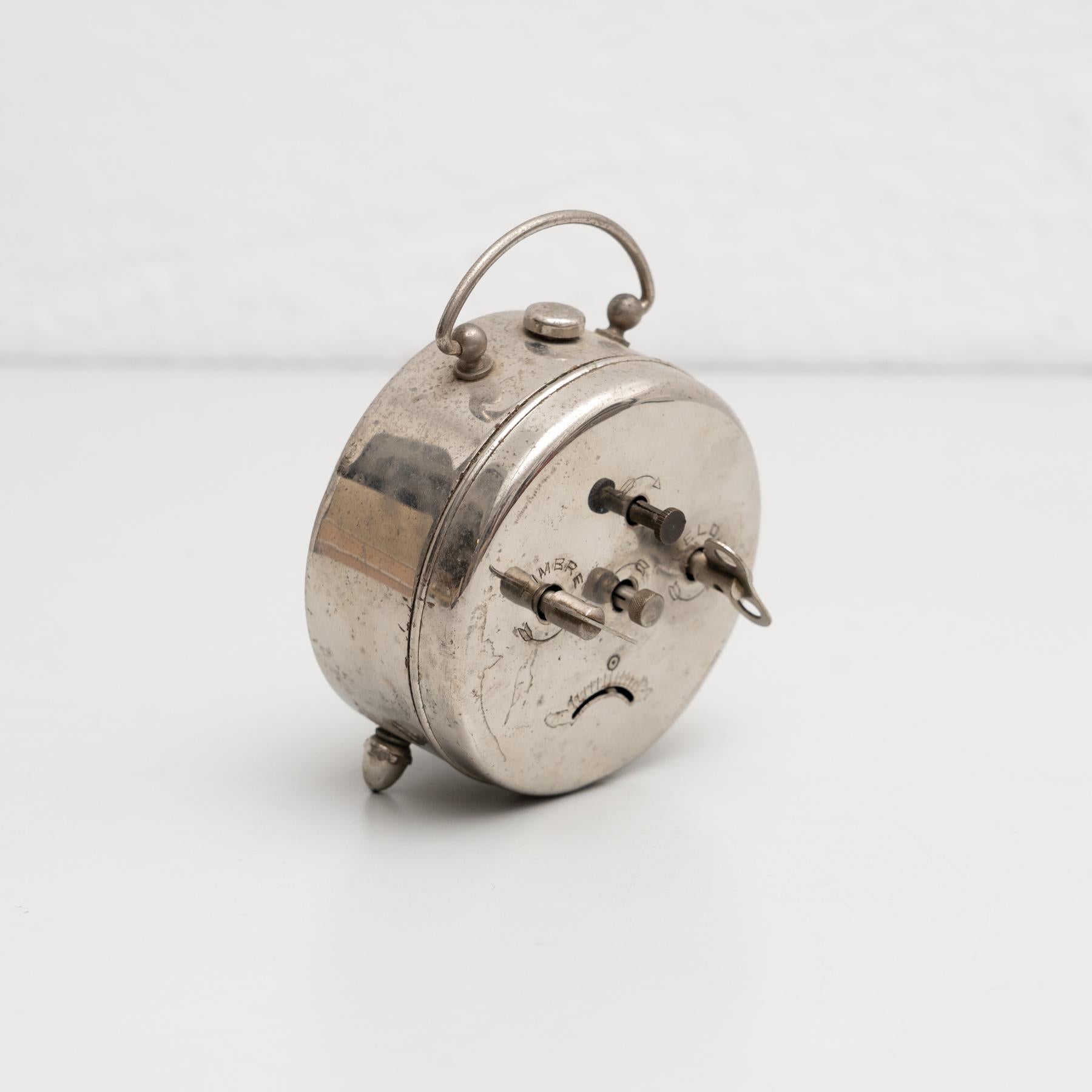 Vintage Traditional Spanish Alarm Clock, circa 1960 For Sale at 1stDibs
