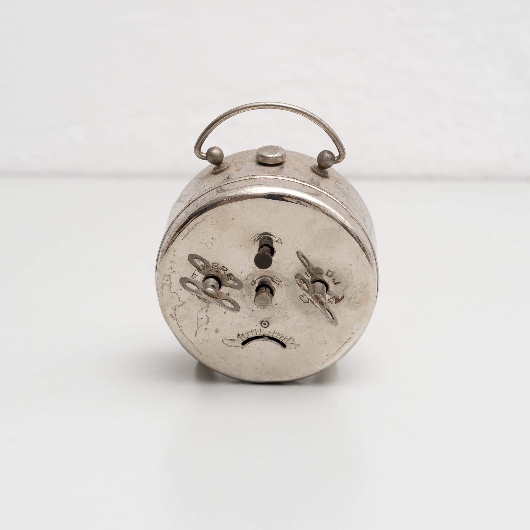 Vintage Traditional Spanish Alarm Clock, circa 1960 For Sale at 1stDibs