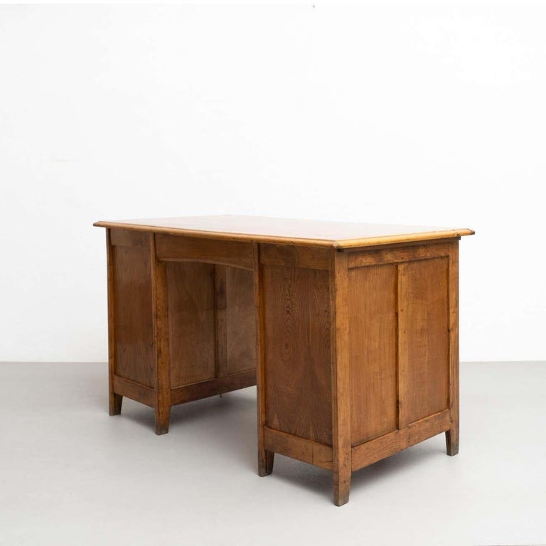 Vintage Traditional Spanish Writing Desk in Oak Wood, circa 1940 For ...