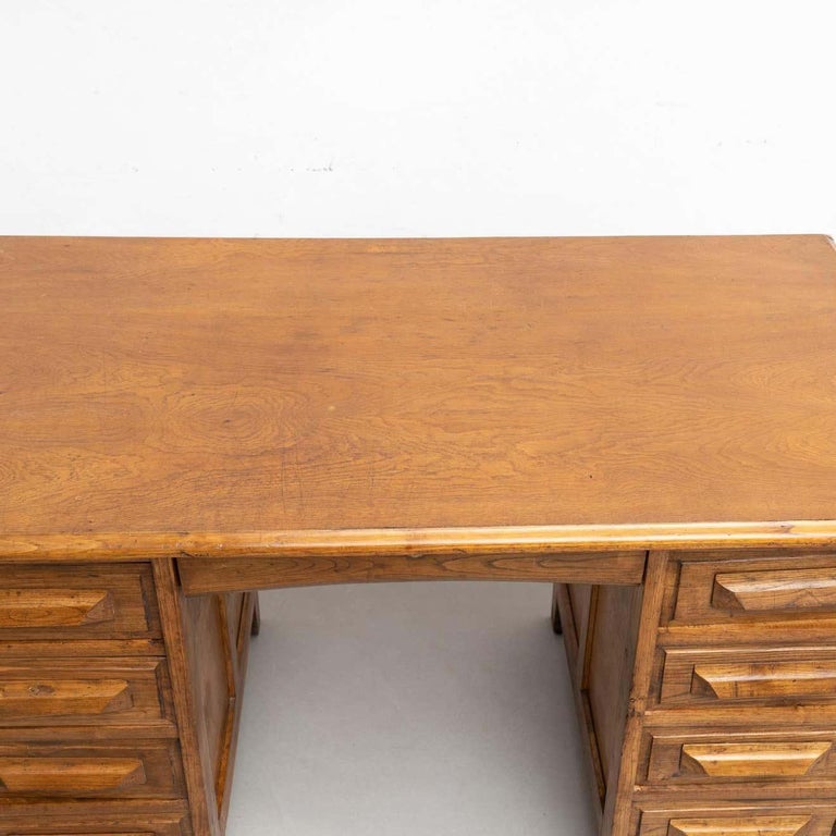 Vintage Traditional Spanish Writing Desk in Oak Wood, circa 1940 For ...