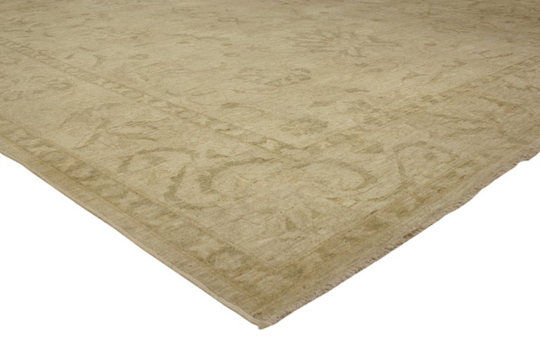 Vintage Transitional Area Rug with Colonial Style and Neutral Colors at ...