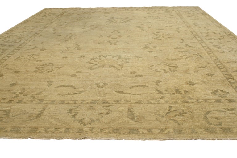 Vintage Transitional Area Rug with Colonial Style and Neutral Colors at ...