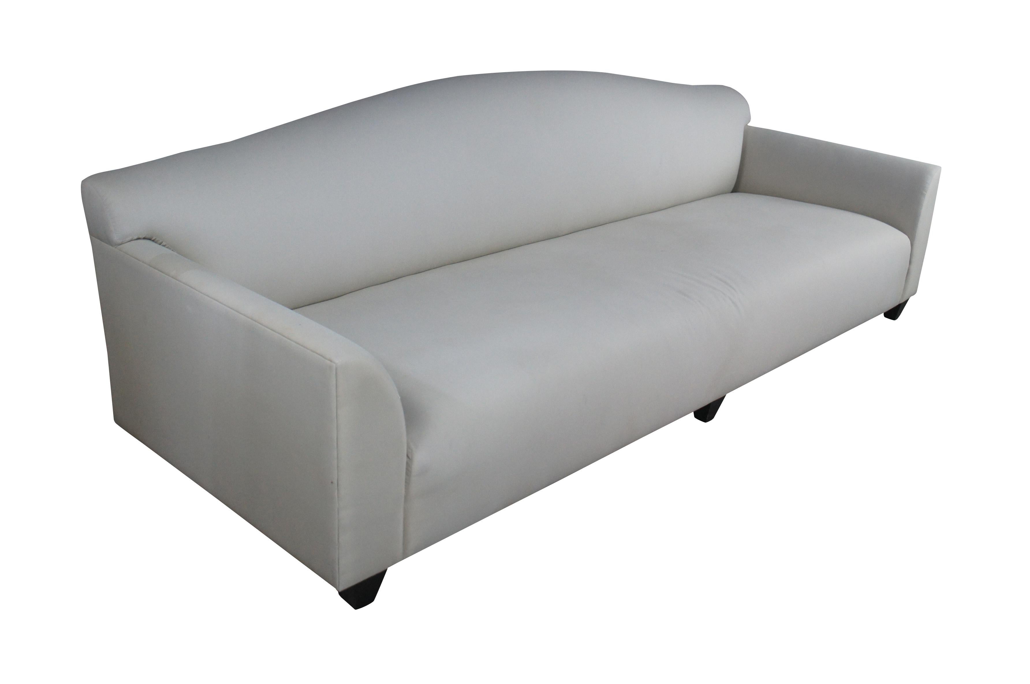 Vintage Transitional Beige Camelback Sofa Couch For Sale at 1stDibs | camelback sofas