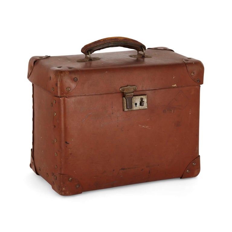 Vintage Travel Case and Top Hat by Tress and Co., London For Sale at ...