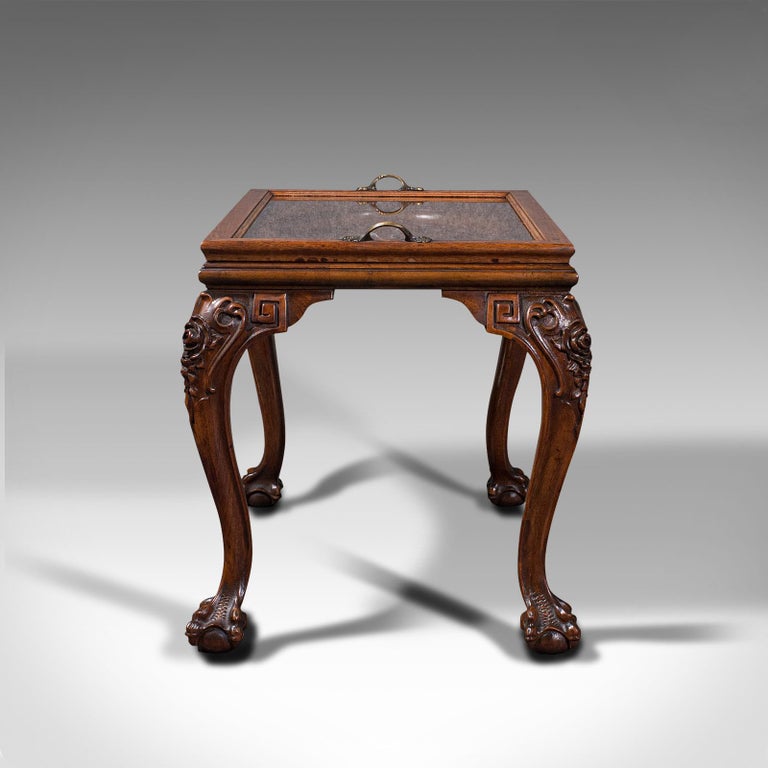 Vintage Tray Top Table, Oriental, Walnut, Decorative, Coffee, Art Deco ...