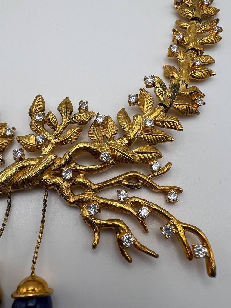 Vintage Tree of Life Necklace by Salvador Dali For Sale at 1stDibs