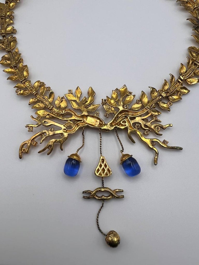 Vintage Tree of Life Necklace by Salvador Dali For Sale at 1stDibs