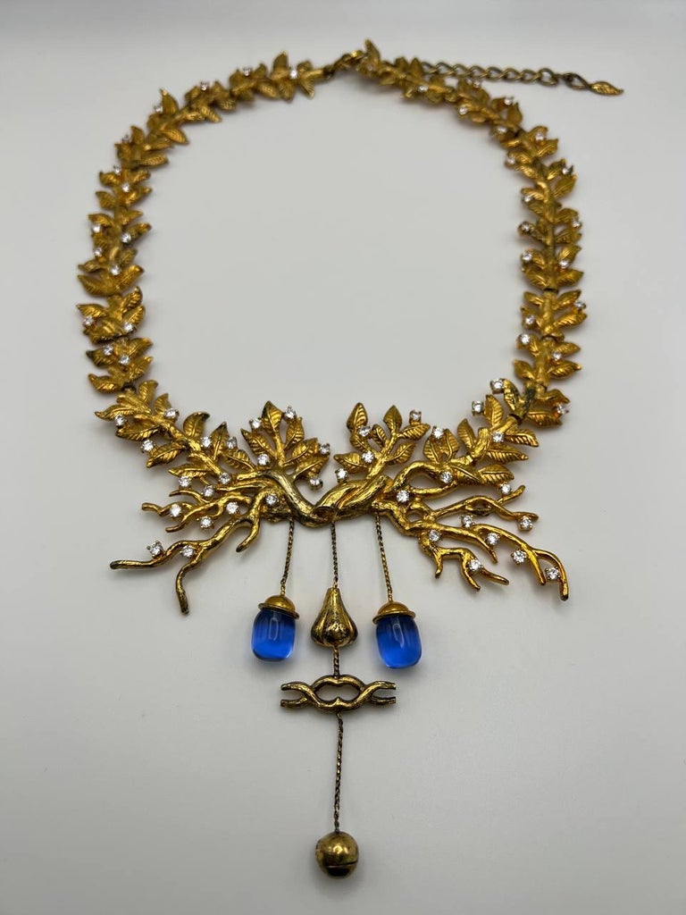 Vintage Tree of Life Necklace by Salvador Dali For Sale at 1stDibs