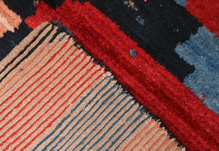 Vintage Tribal Abstract Checkerboard Design Rug at 1stDibs | vintage ...