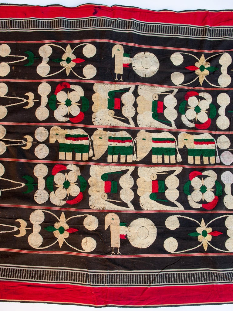Vintage Tribal Elephant Cloth Textile Naga of Manipur, NE India Mid ...