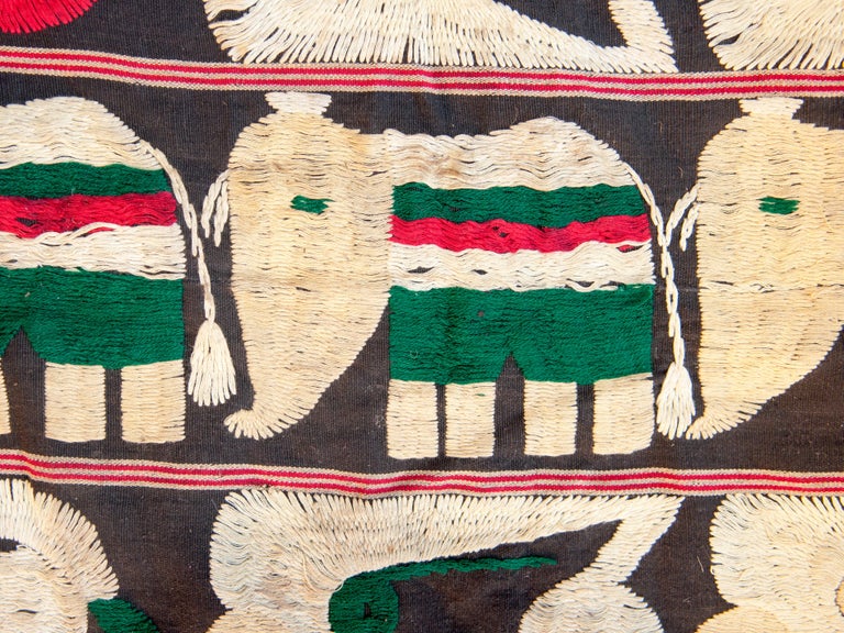 Vintage Tribal Elephant Cloth Textile Naga of Manipur, NE India Mid ...