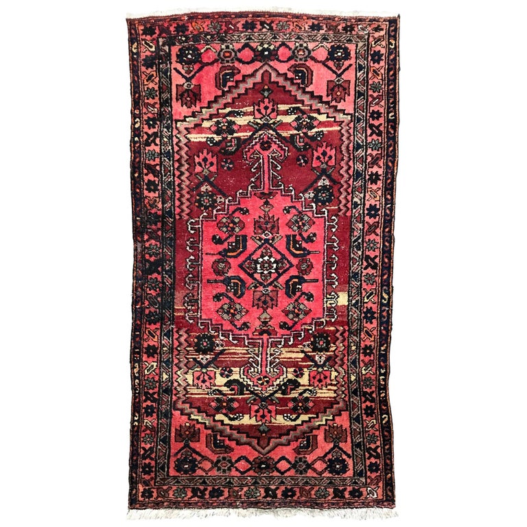 Vintage Tribal Kurdish Rug For Sale at 1stDibs