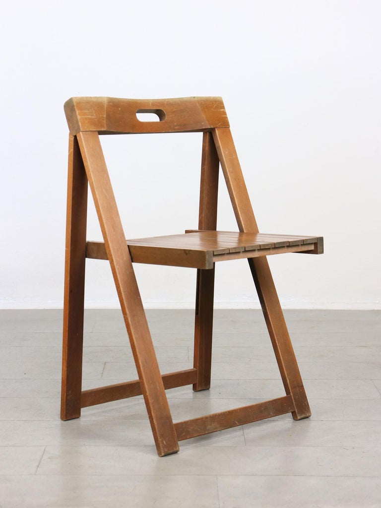 Vintage Trieste Folding Chairs by Aldo Jacober, Set of 2 For Sale at ...