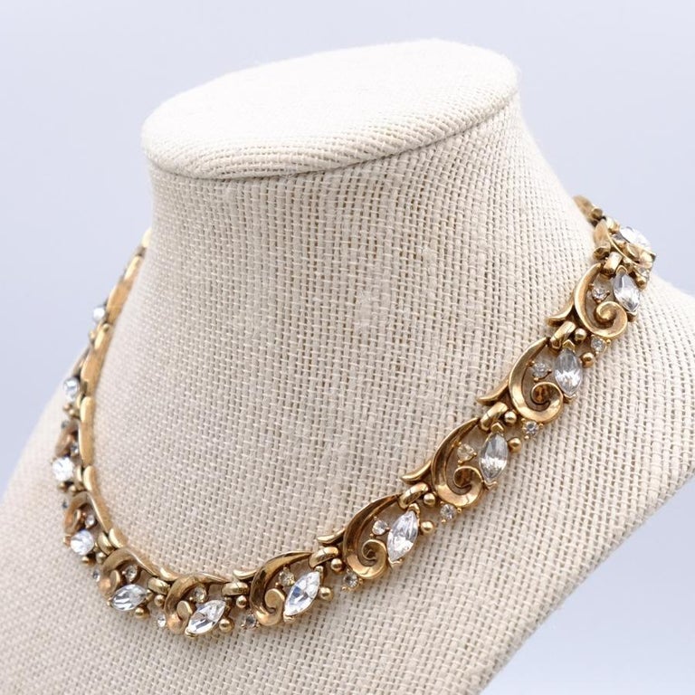 Vintage Trifari Classic Necklace 1950s at 1stDibs