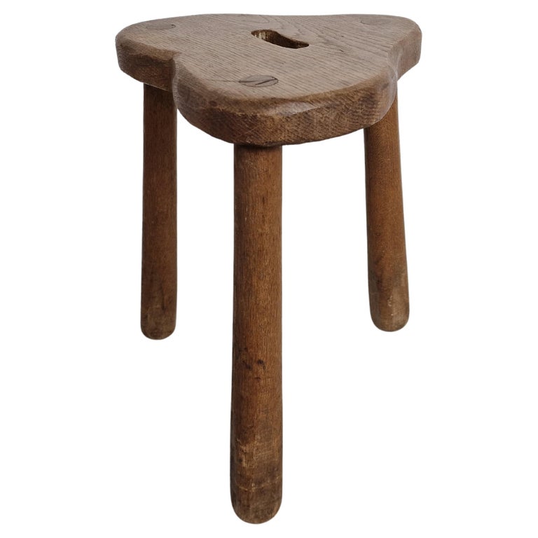 Vintage Tripod Farm Stool, 1950s For Sale at 1stDibs
