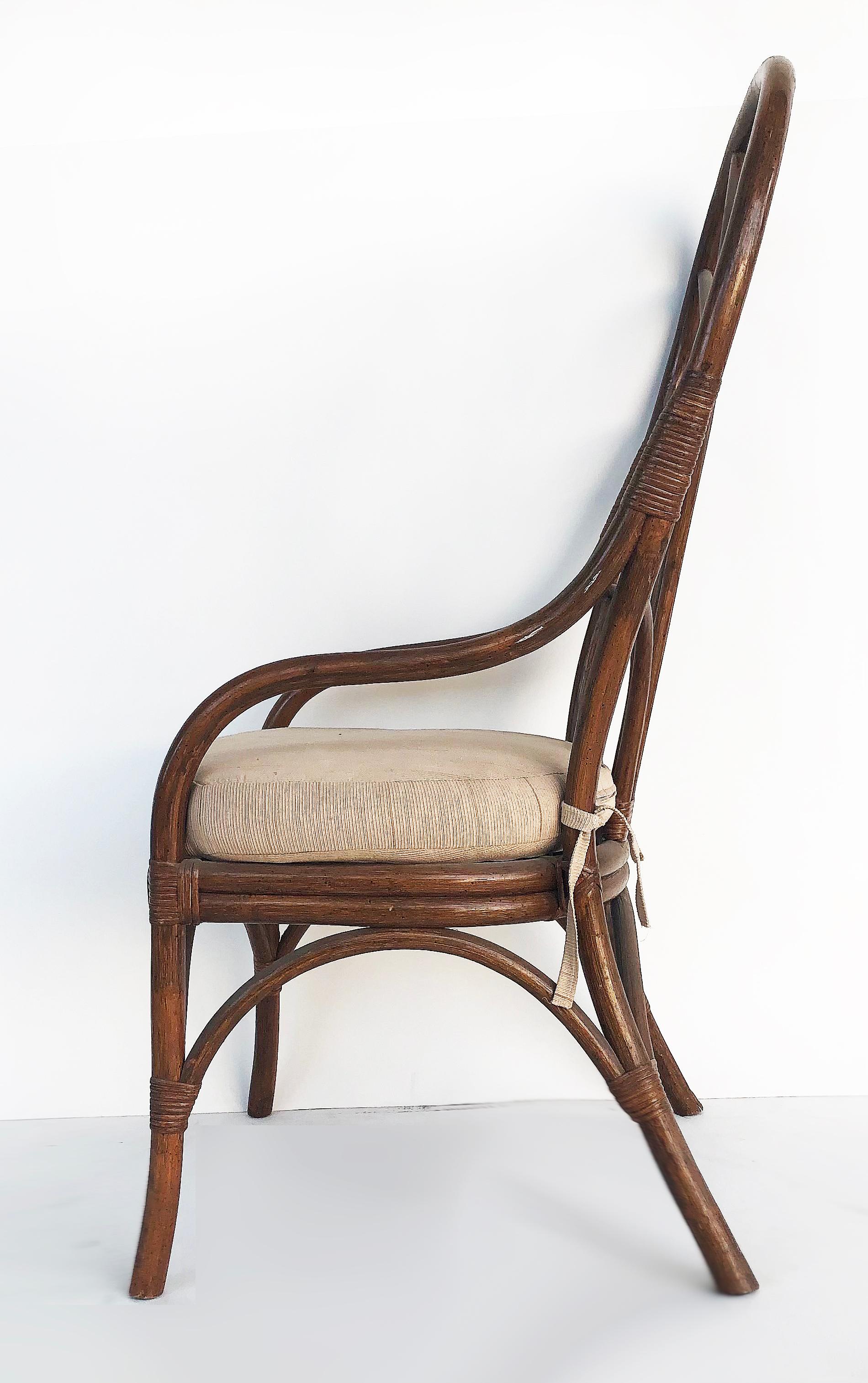 Vintage Tropical Bent Rattan Dining Chairs, Set of 6 at 1stDibs ...