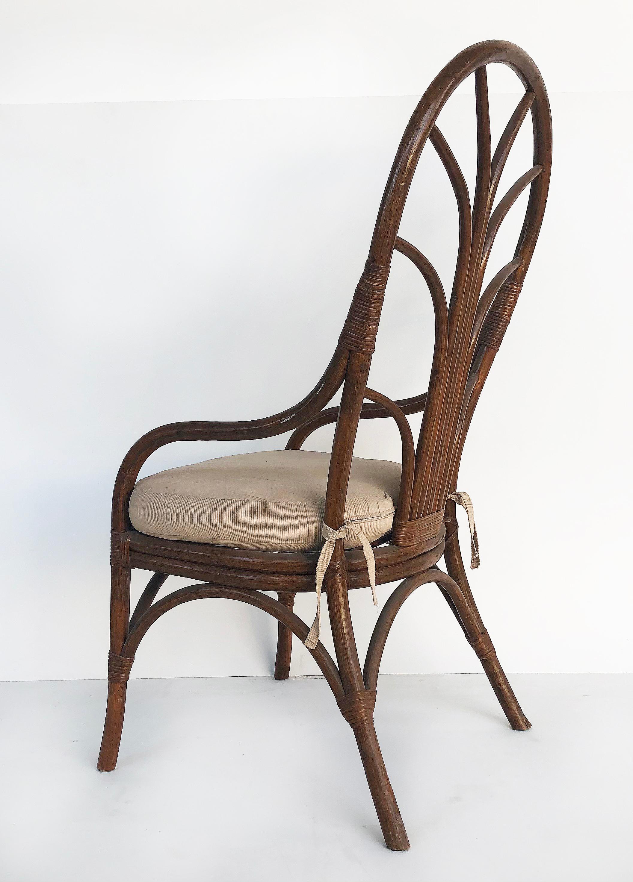 Vintage Tropical Bent Rattan Dining Chairs, Set of 6 at 1stDibs ...