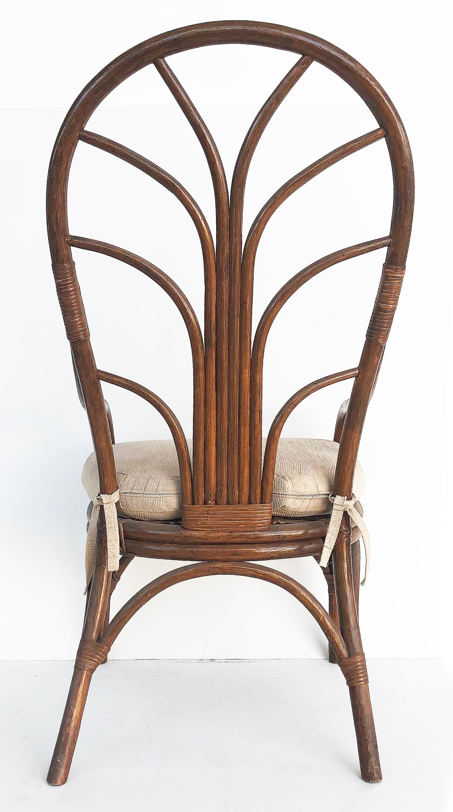 Vintage Tropical Bent Rattan Dining Chairs, Set of 6 at 1stDibs ...