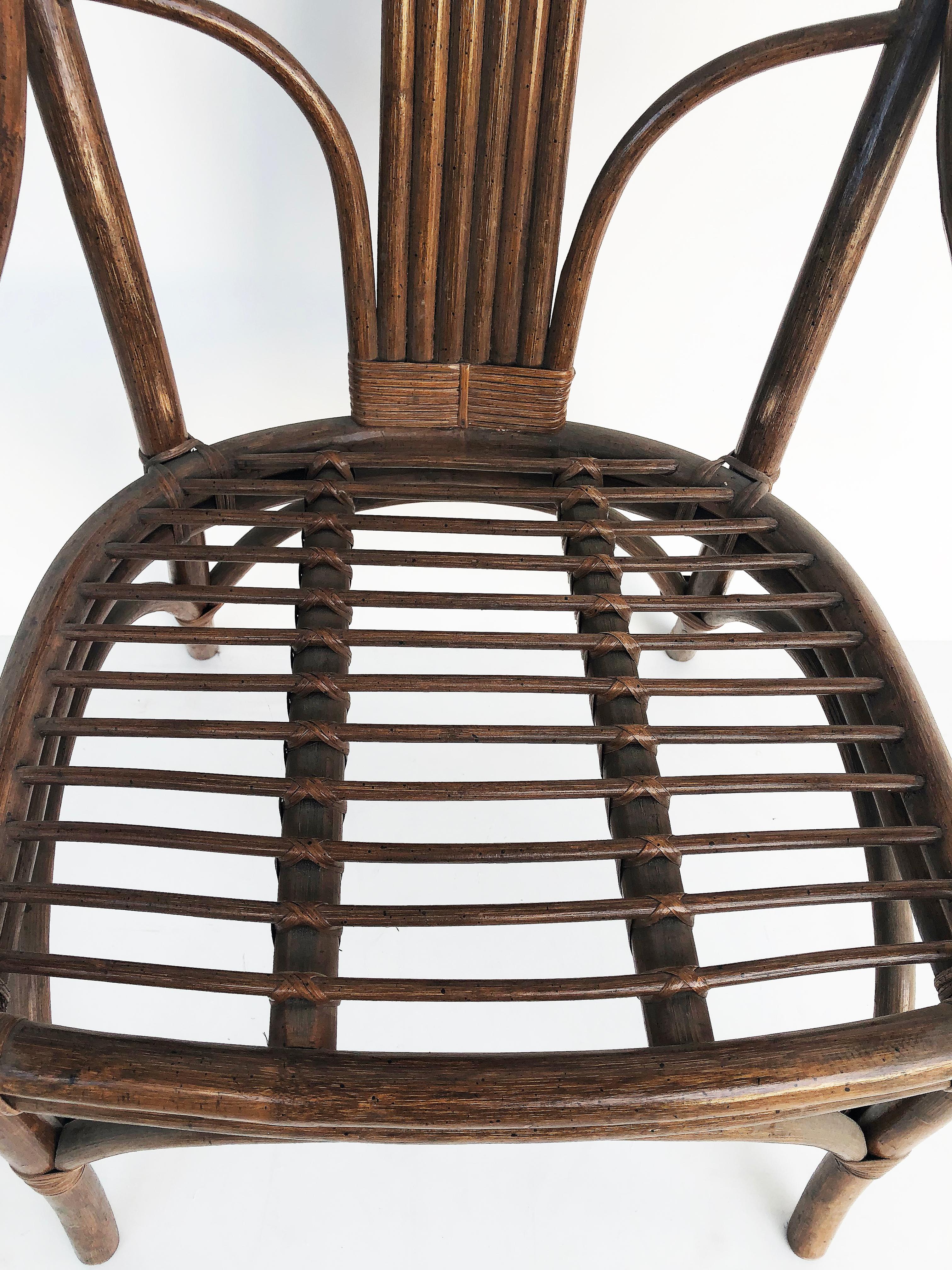 Vintage Tropical Bent Rattan Dining Chairs, Set of 6 at 1stDibs ...