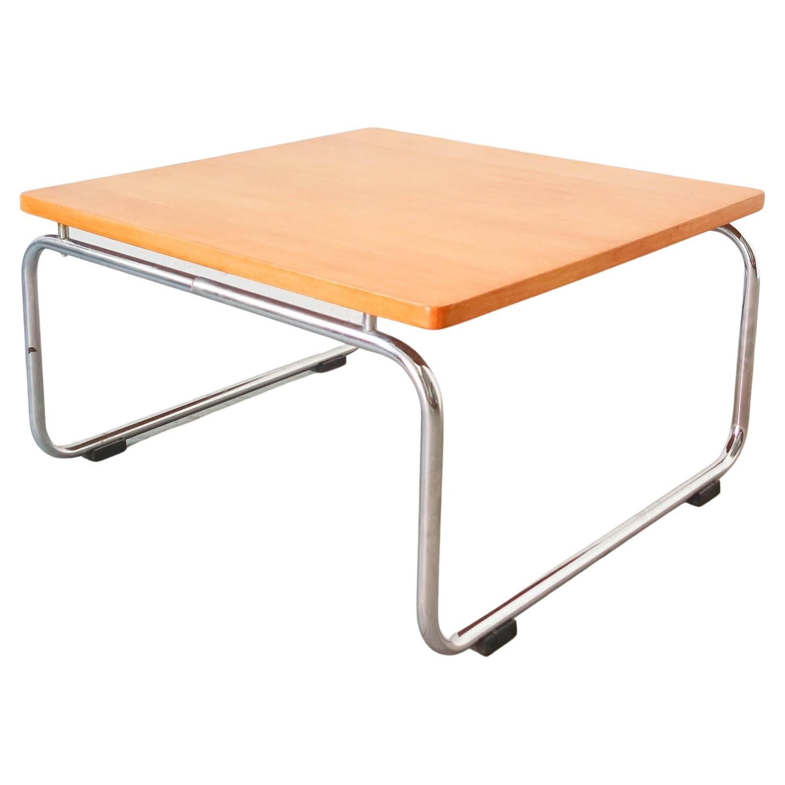 Large-Scale Vintage Tubular Chrome Coffee Table at 1stDibs