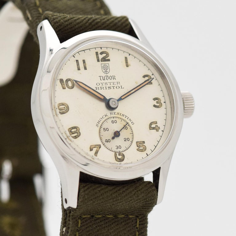 Vintage Tudor Oyster Bristol Stainless Steel Watch, 1949 For Sale at ...