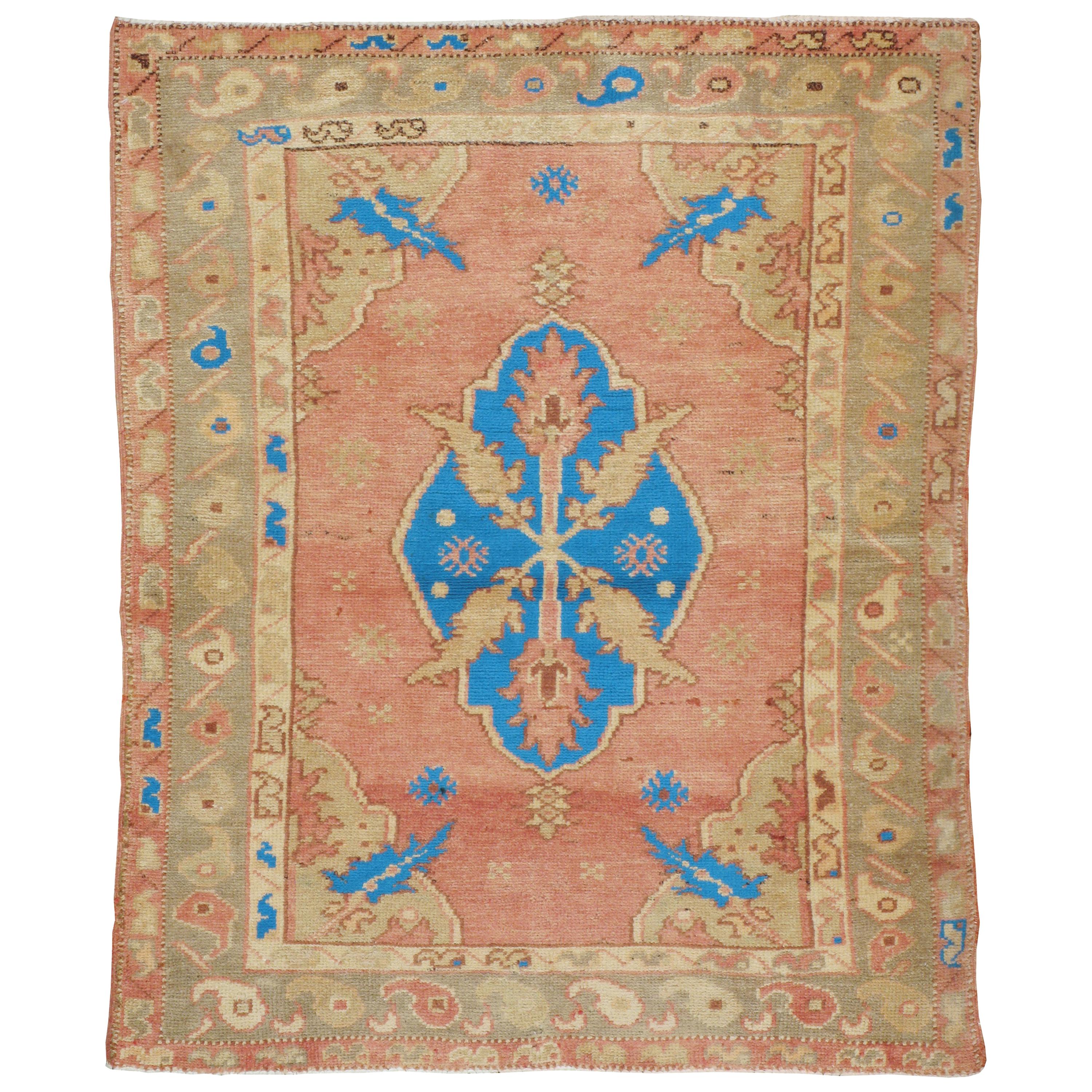 Vintage Turkish Anatolian Rug For Sale at 1stDibs