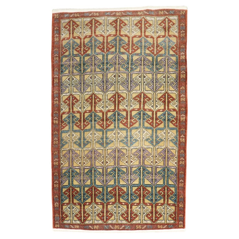 Vintage Turkish Anatolian Scatter Rug For Sale at 1stDibs