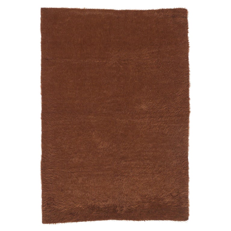 Vintage Turkish Angora Wool Kilim Blanket Rug For Sale at 1stDibs