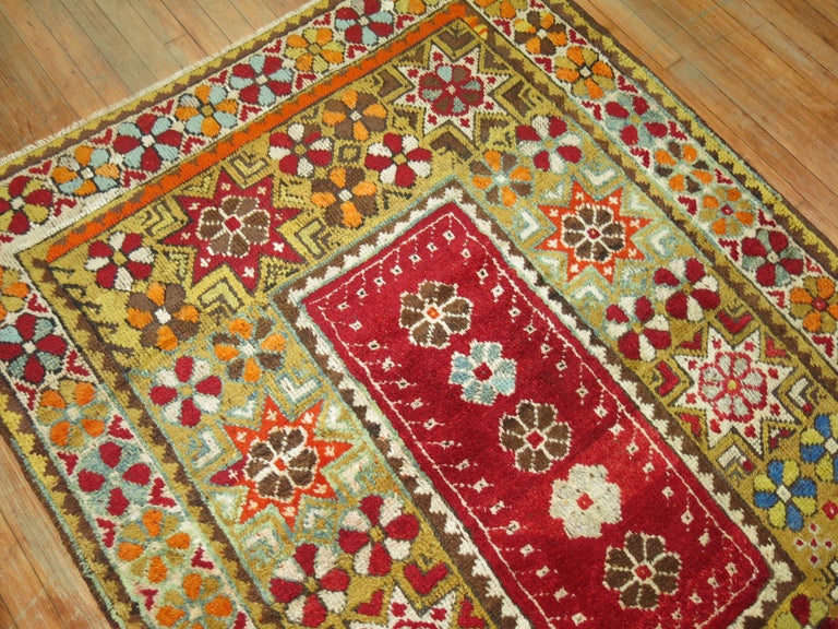 Vintage Turkish Bohemian Rug at 1stDibs