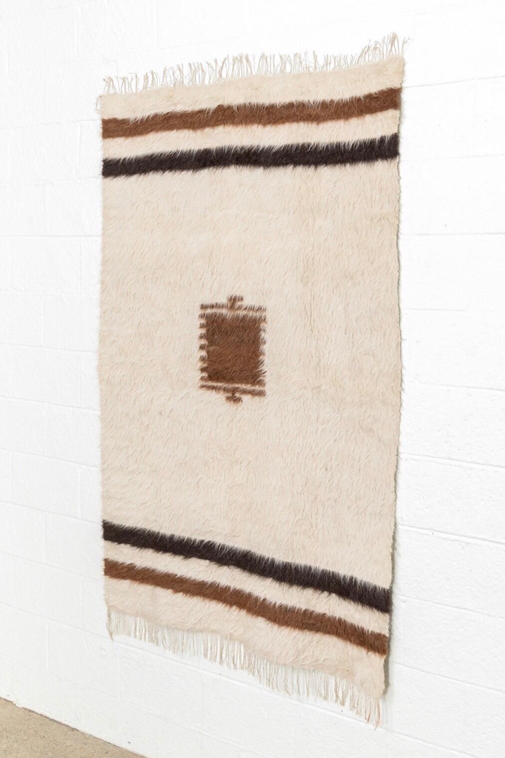 Vintage Turkish Goat Hair Kilim Floor Rug For Sale at 1stDibs | goat ...