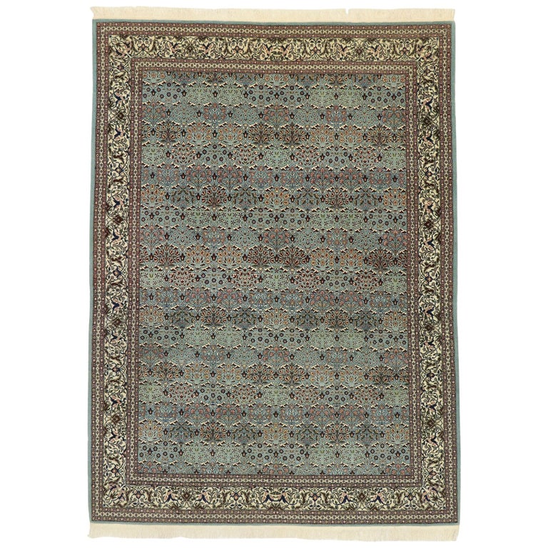 Vintage Turkish Harker Rug with Romantic Georgian Baroque Style For ...