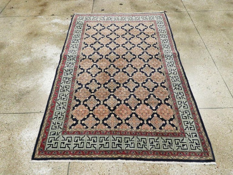 Vintage Turkish Hereke Rug at 1stDibs