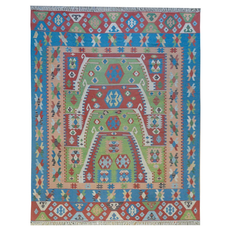 Vintage Turkish Kilim For Sale at 1stDibs