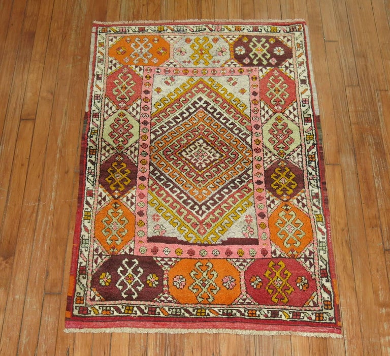 Vintage Turkish Konya Rug at 1stDibs