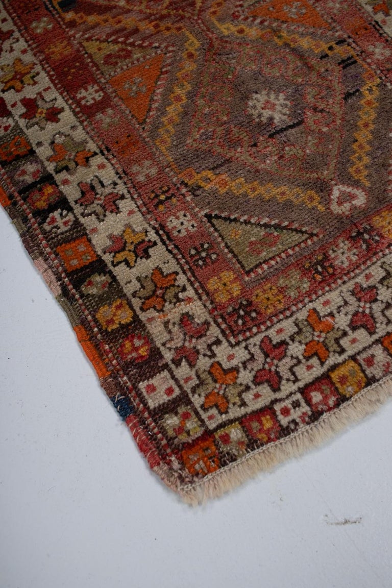 Vintage Turkish Mini Rug at 1stDibs