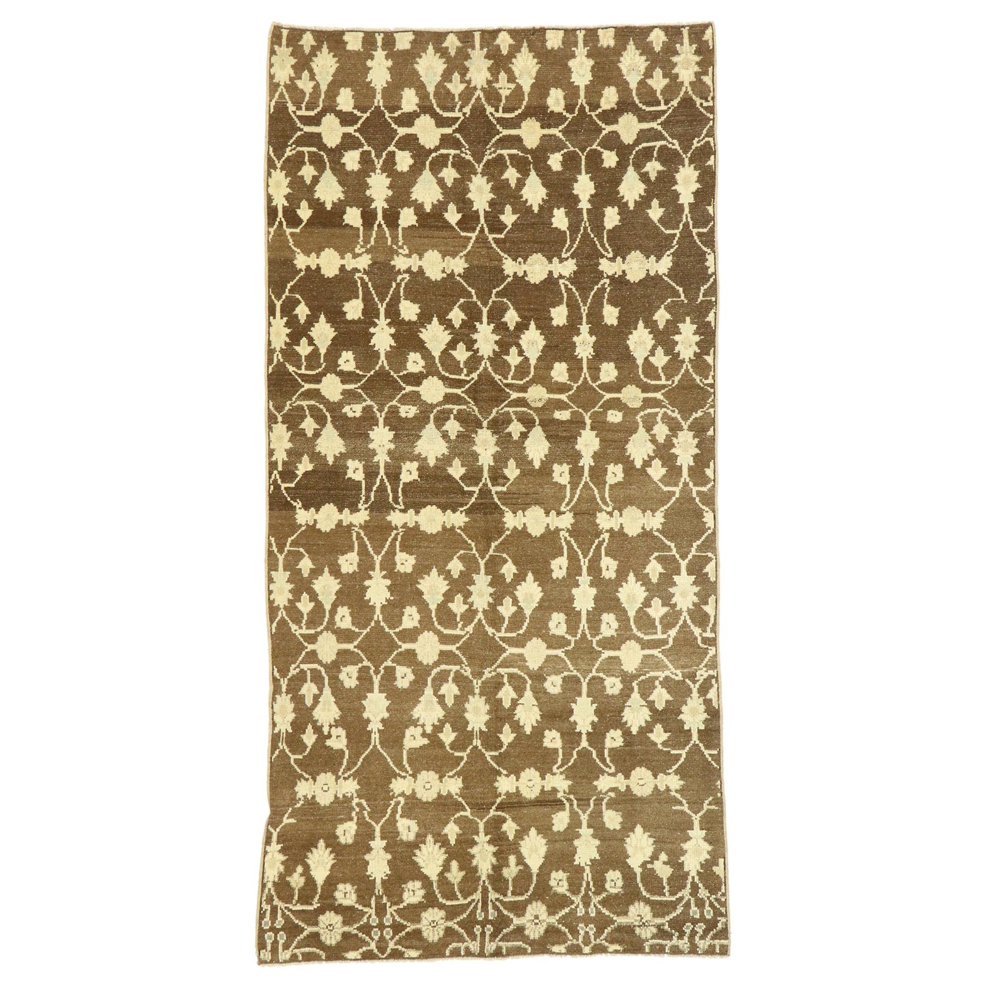 Antique Turkish Oushak Area Rug with Amish Shaker Style at 1stDibs