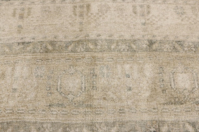 Vintage Turkish Oushak Rug with Shaker Style For Sale at 1stDibs