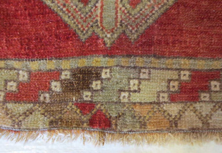 Vintage Turkish Red Runner For Sale at 1stDibs