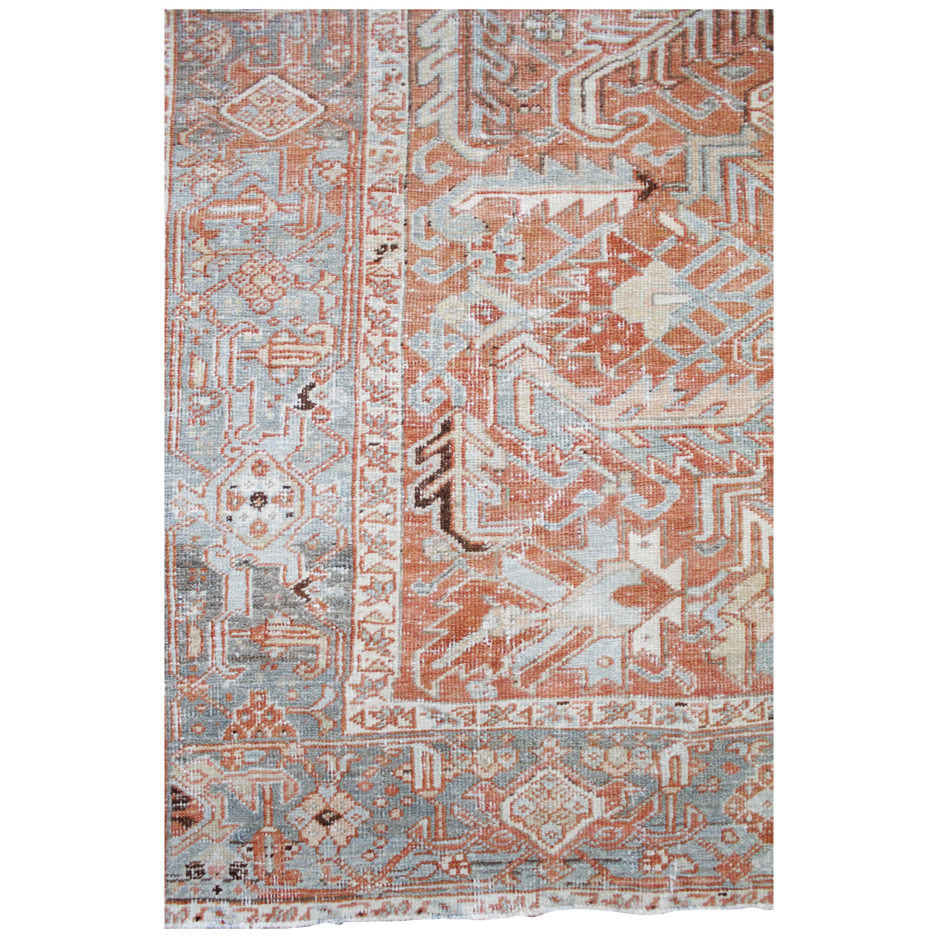 Vintage Turkish Room Rug in Warm Earth Tones at 1stDibs