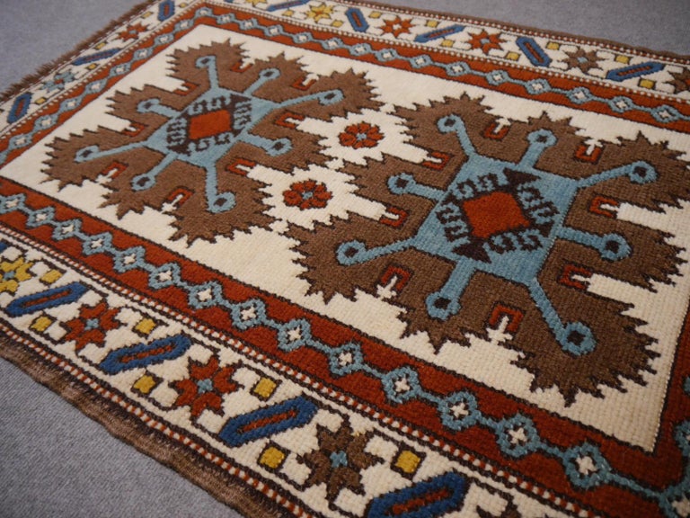 Vintage Turkish Rug Kazak Style For Sale at 1stDibs