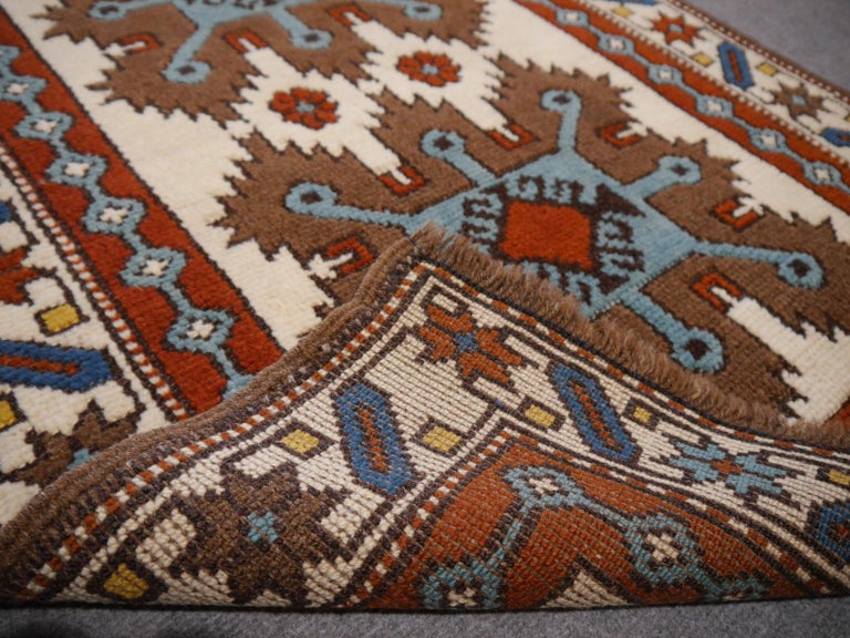 Vintage Turkish Rug Kazak Style For Sale at 1stDibs