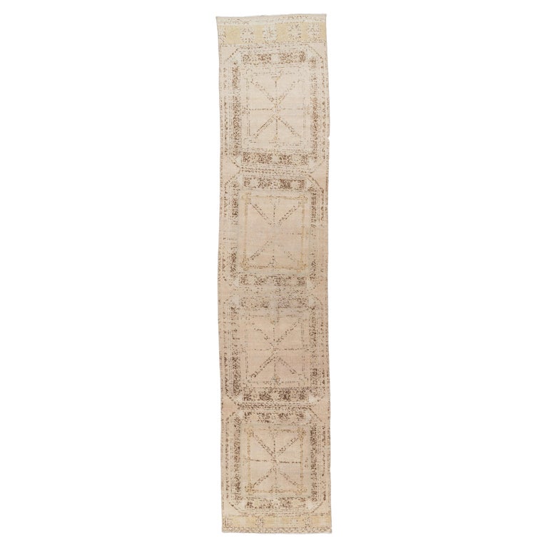 Vintage Turkish Runner Rug For Sale at 1stDibs