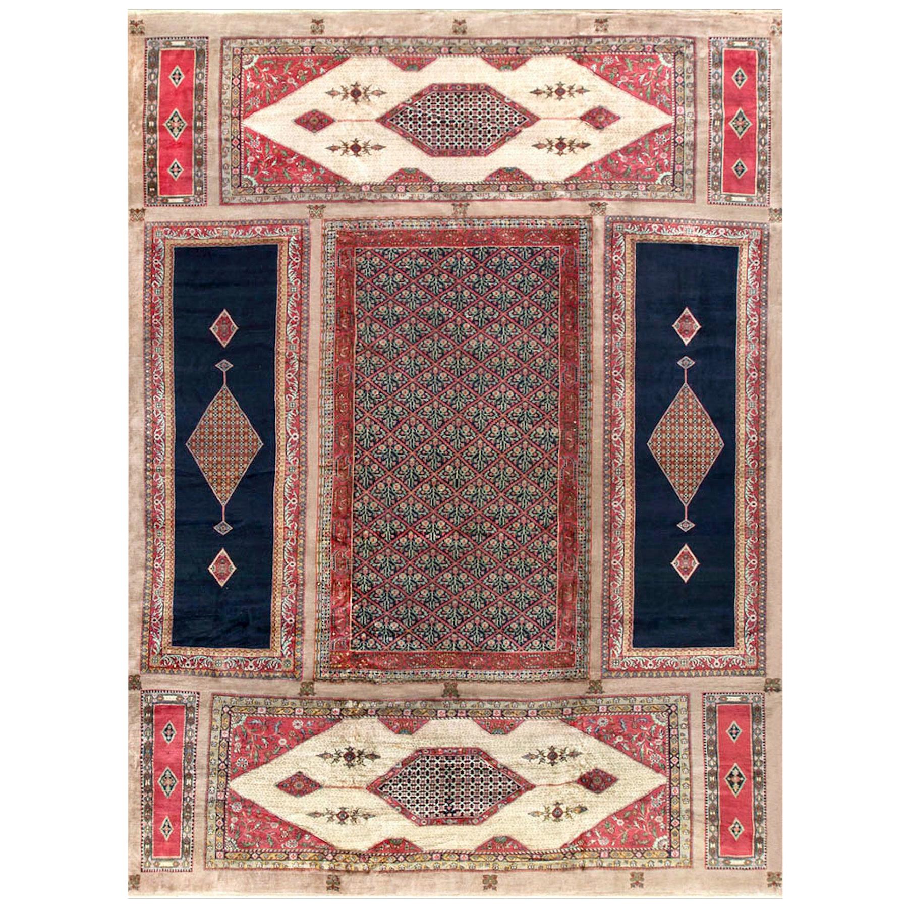 Vintage Kerman Rug, circa 1940 11'7 x 16'8. For Sale at 1stDibs