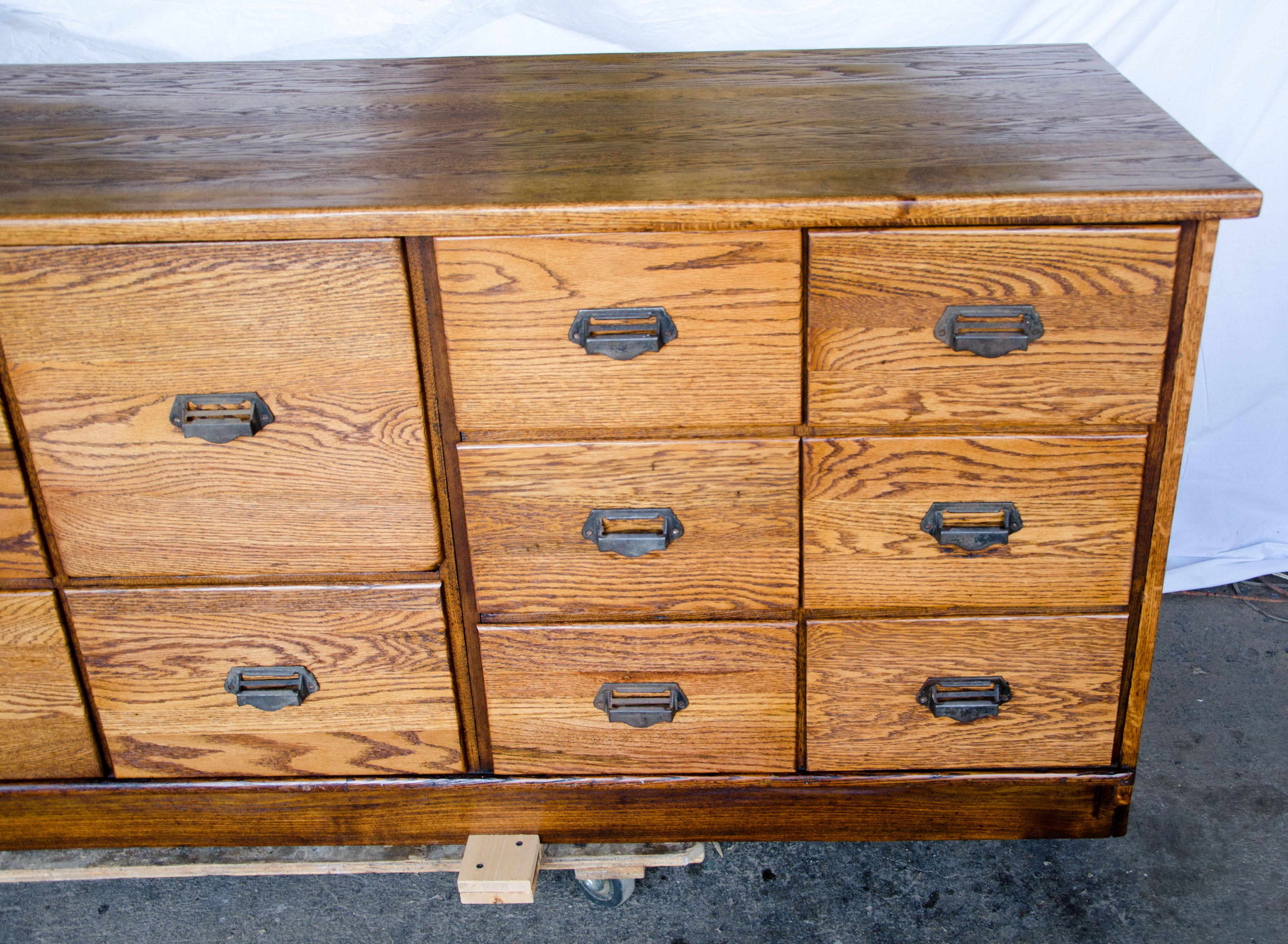 Vintage Turn of the Century Store Counter, Painted Front For Sale at ...