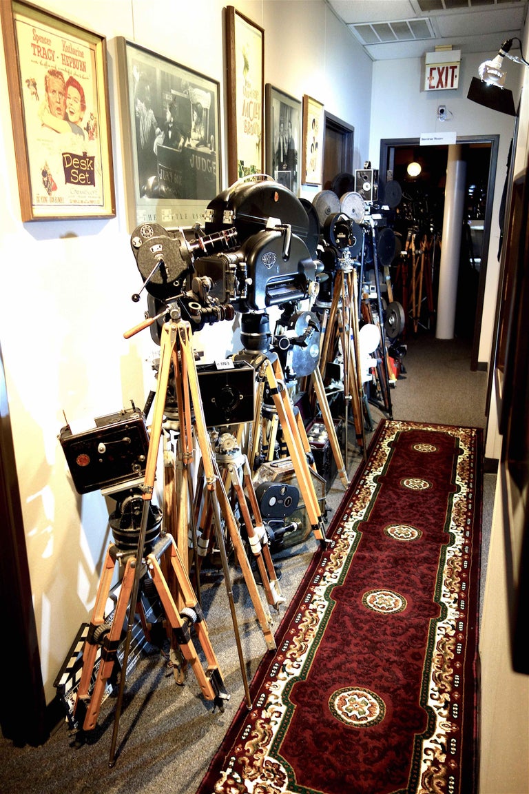 Vintage TV Camera Tubes, As Sculpture Mid-20th Century, Mounted on Wood ...