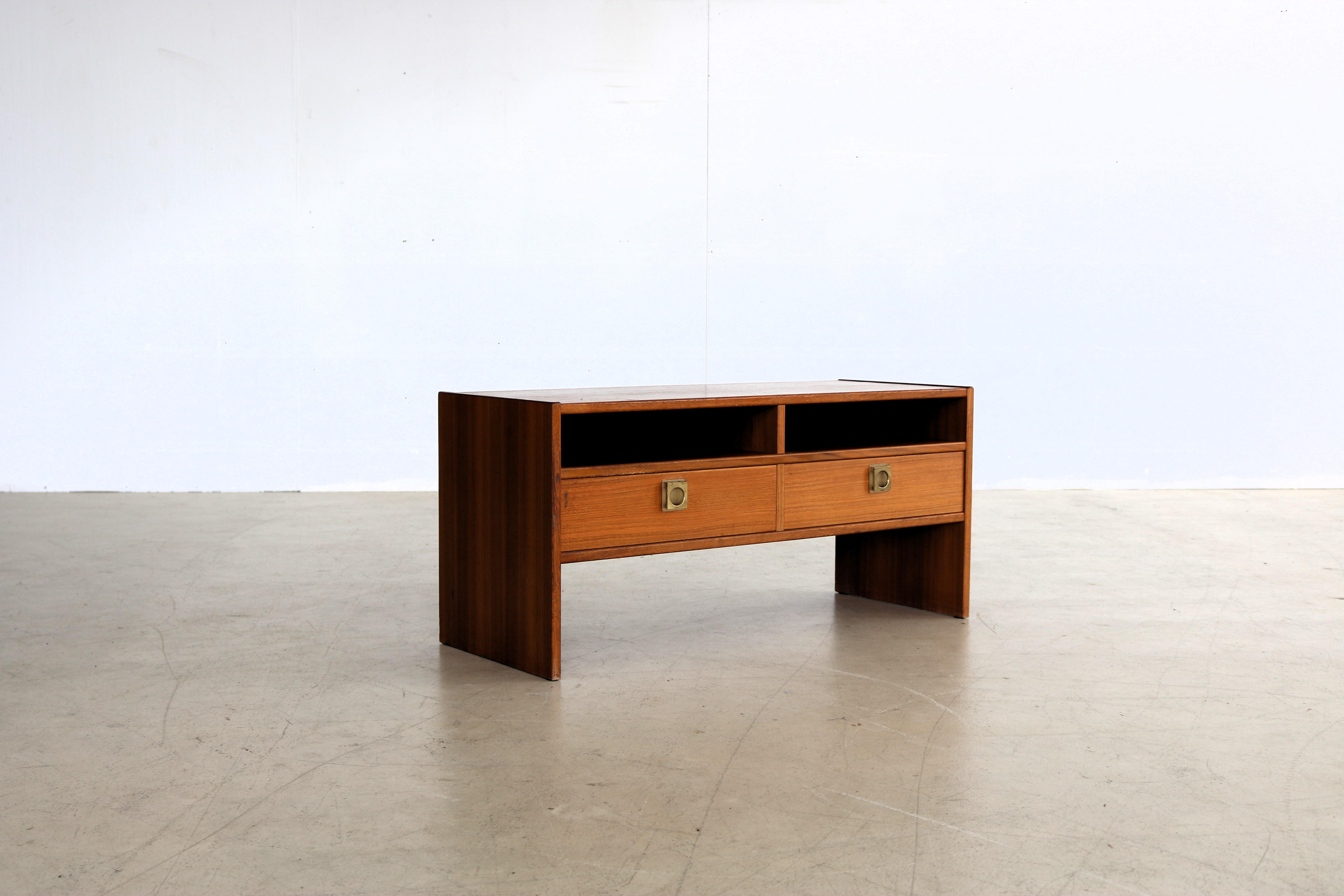 vintage TV unit | sideboard | 60s | teak For Sale at 1stDibs