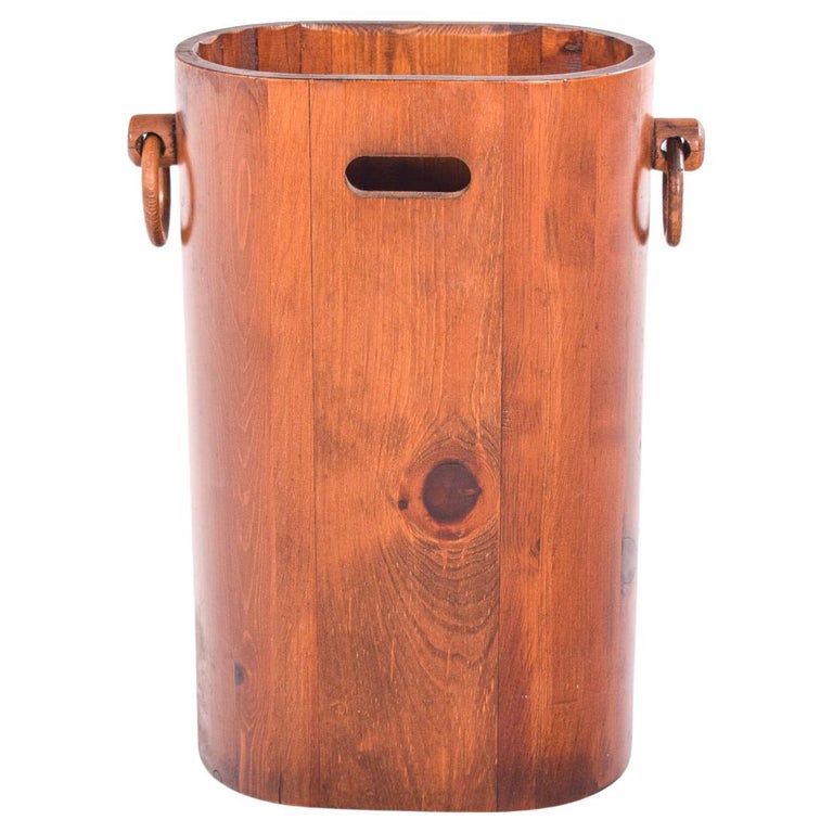 Vintage Umbrella Stand Made from Solid Pine For Sale at 1stDibs