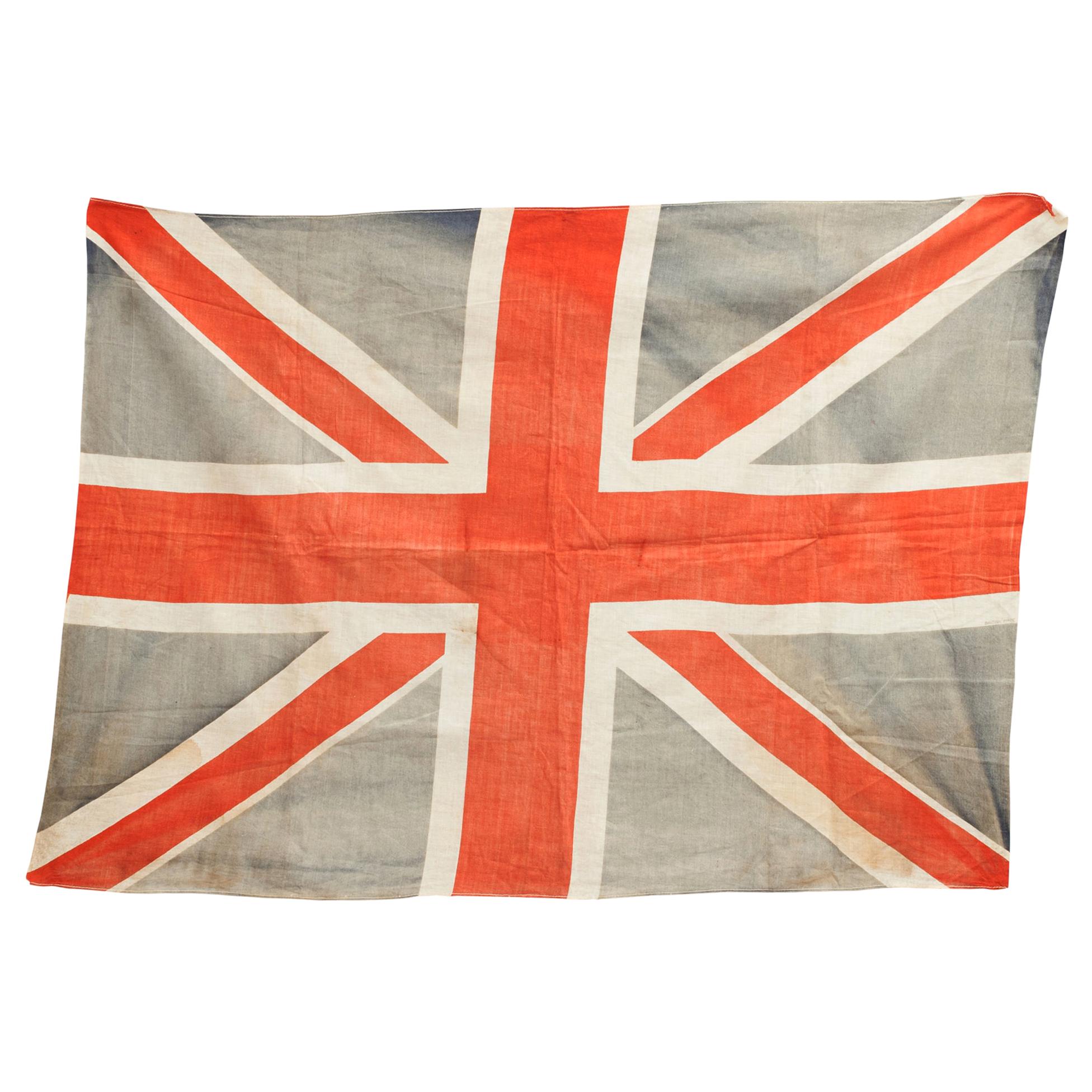 Vintage Union Jack Flag, United Kingdom, Great Britain at 1stDibs